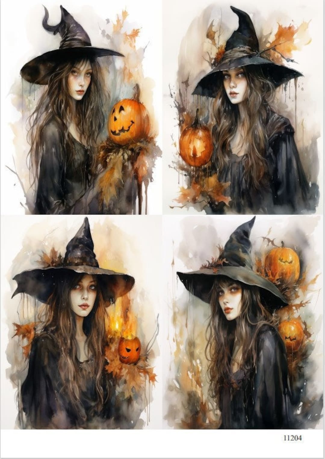 Α4 A3 Rice Paper for Decoupage Halloween Theme Mixed Media - Etsy