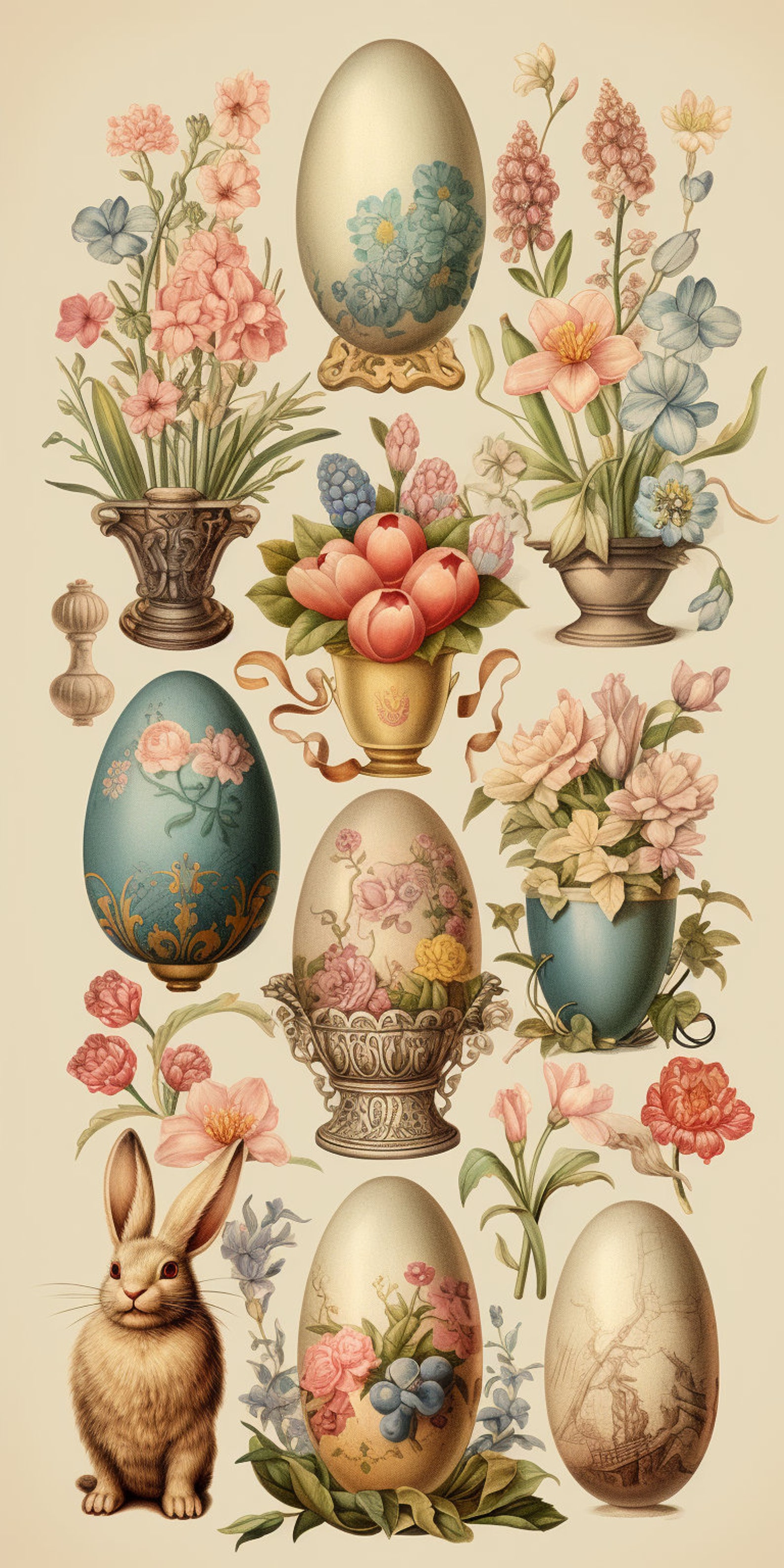 A4 A3 Rice Paper for Decoupage Easter Theme Mixed Media Diy Easter ...