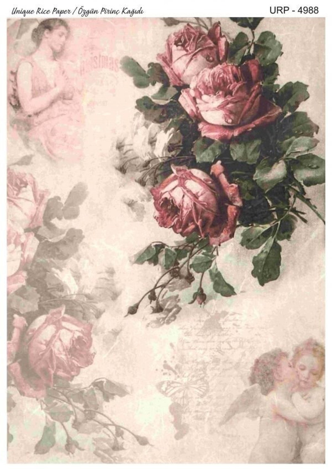 A3 Rice Paper for Decoupage Unique Rice Papers - Etsy