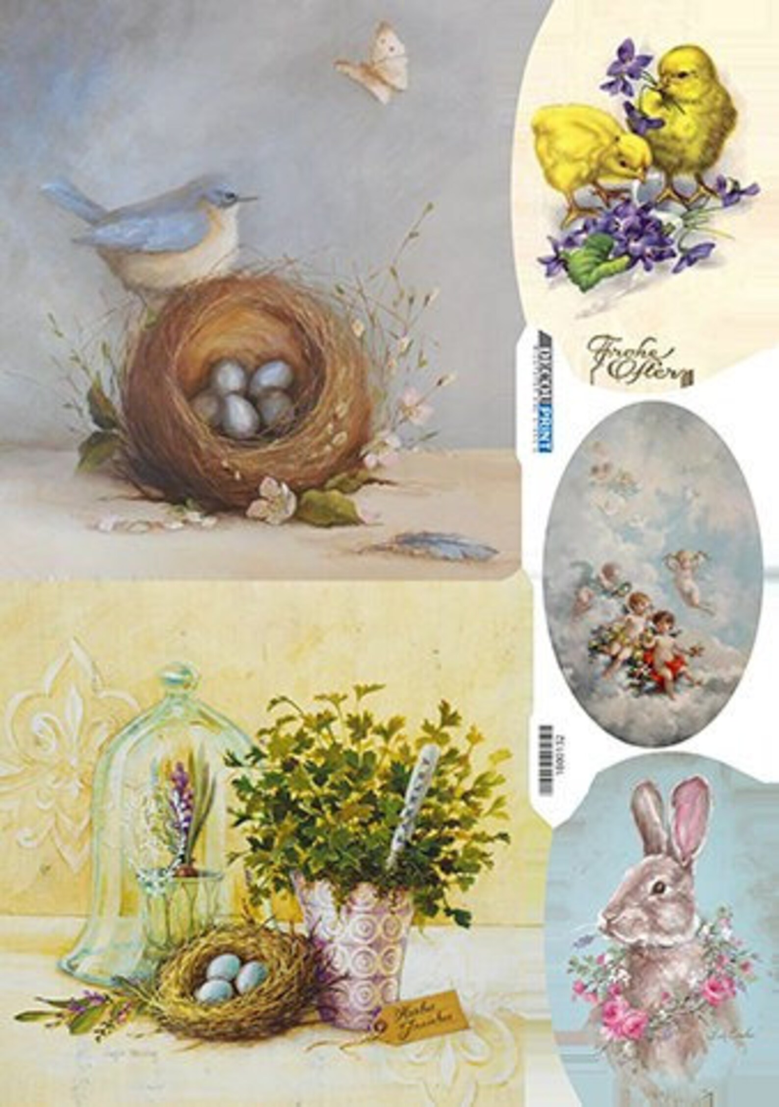 A3 Rice Paper for Decoupage Easter Theme Mixed Media Diy - Etsy