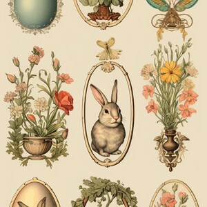 A4 A3 Rice Paper for Decoupage Easter Theme Mixed Media Diy Easter ...