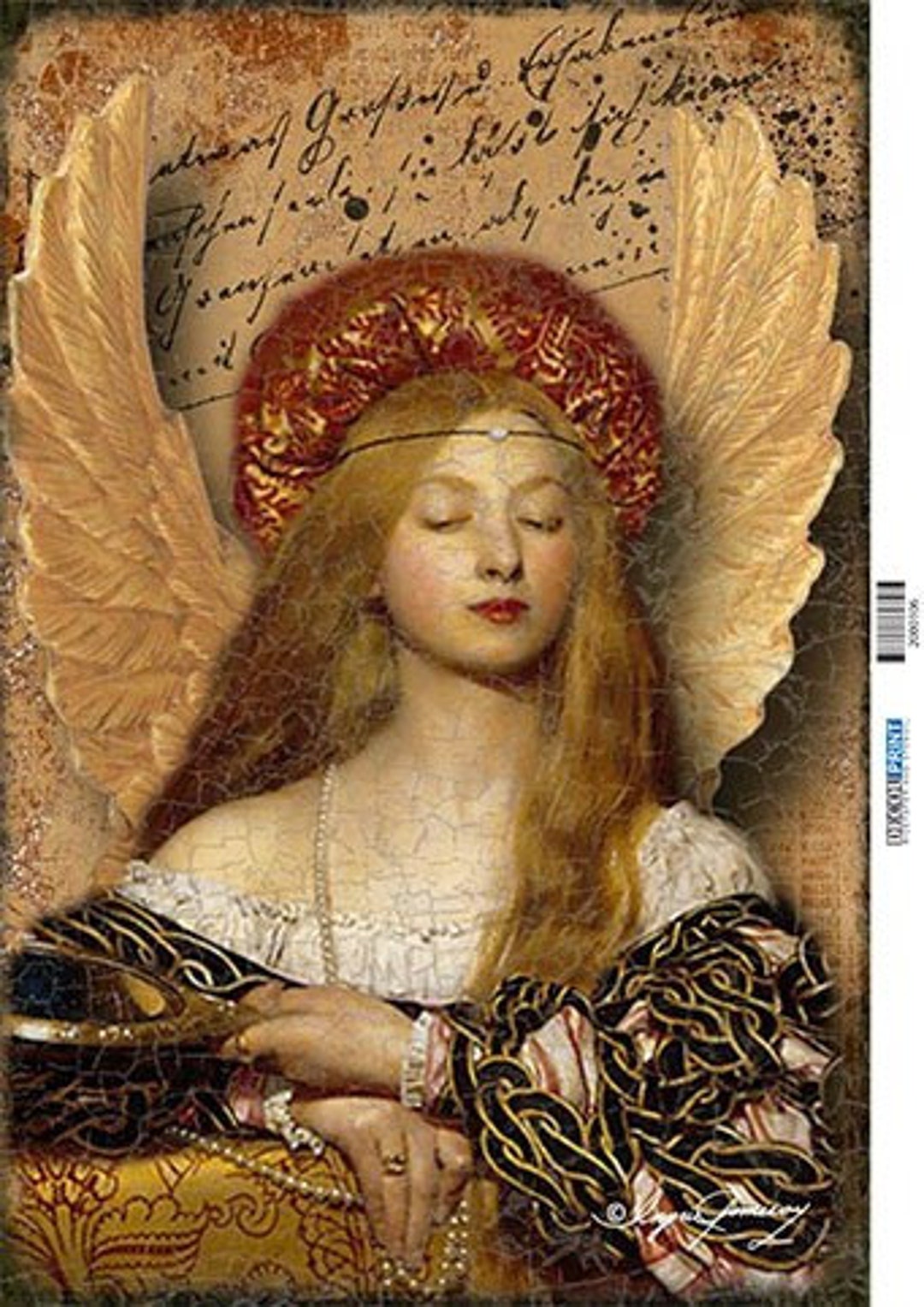 Angels Rice Paper A3 Rice Paper for Decoupage Saints and Angels Theme ...