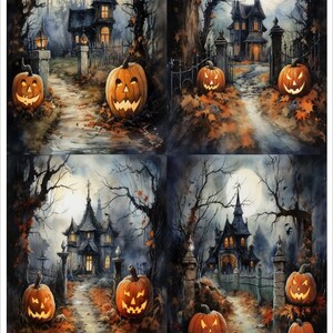 Α4 A3 Rice Paper for Decoupage Halloween Theme Mixed Media Diy Papiery ...