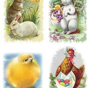 A3 Rice Paper for Decoupage Easter Theme Mixed Media Diy Easter Candles ...