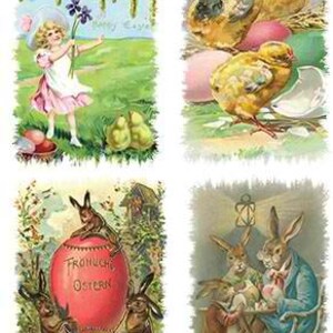 A3 Rice Paper for Decoupage Easter Theme Mixed Media Diy Easter Candles ...