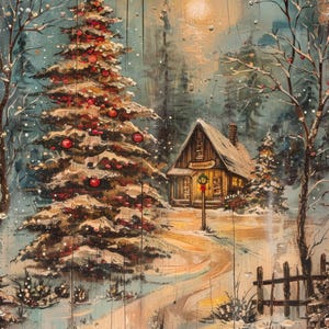 A4-A3 Rice Paper for Decoupage Christmas Theme Mixed Media Diy ...