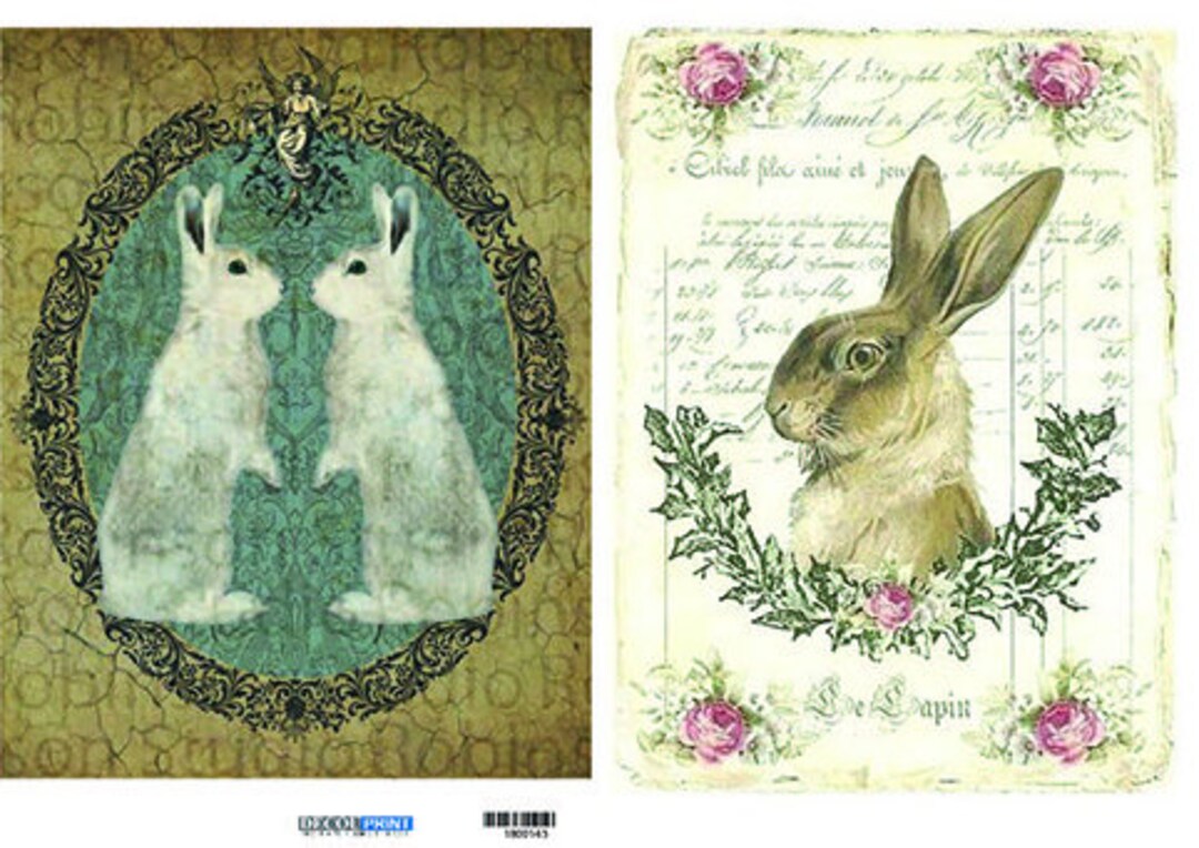 A3 Rice Paper for Decoupage Easter Theme Mixed Media Diy Easter Candles ...