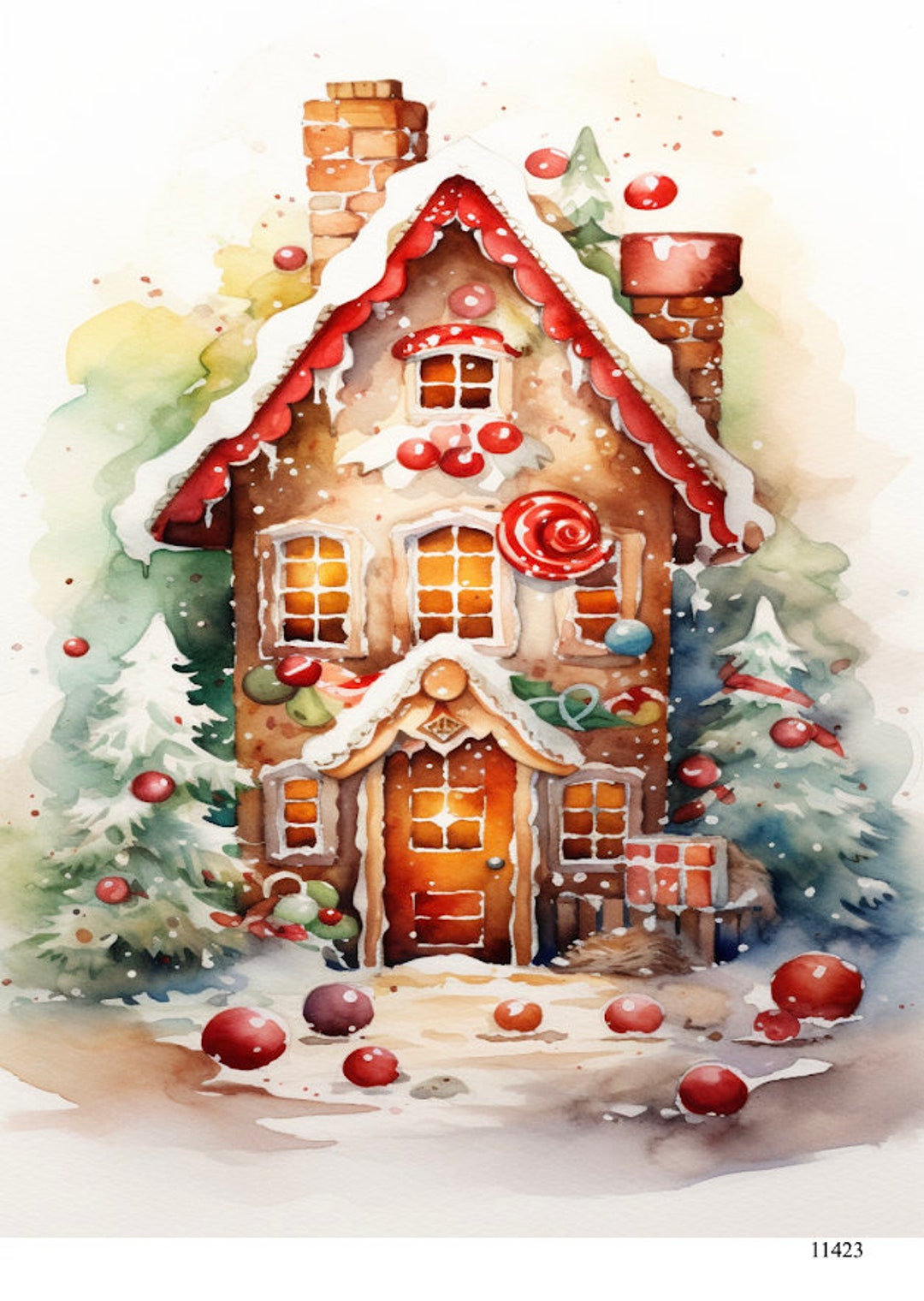 A3-A4 Rice Paper for Decoupage Christmas Theme Mixed Media Diy - Etsy