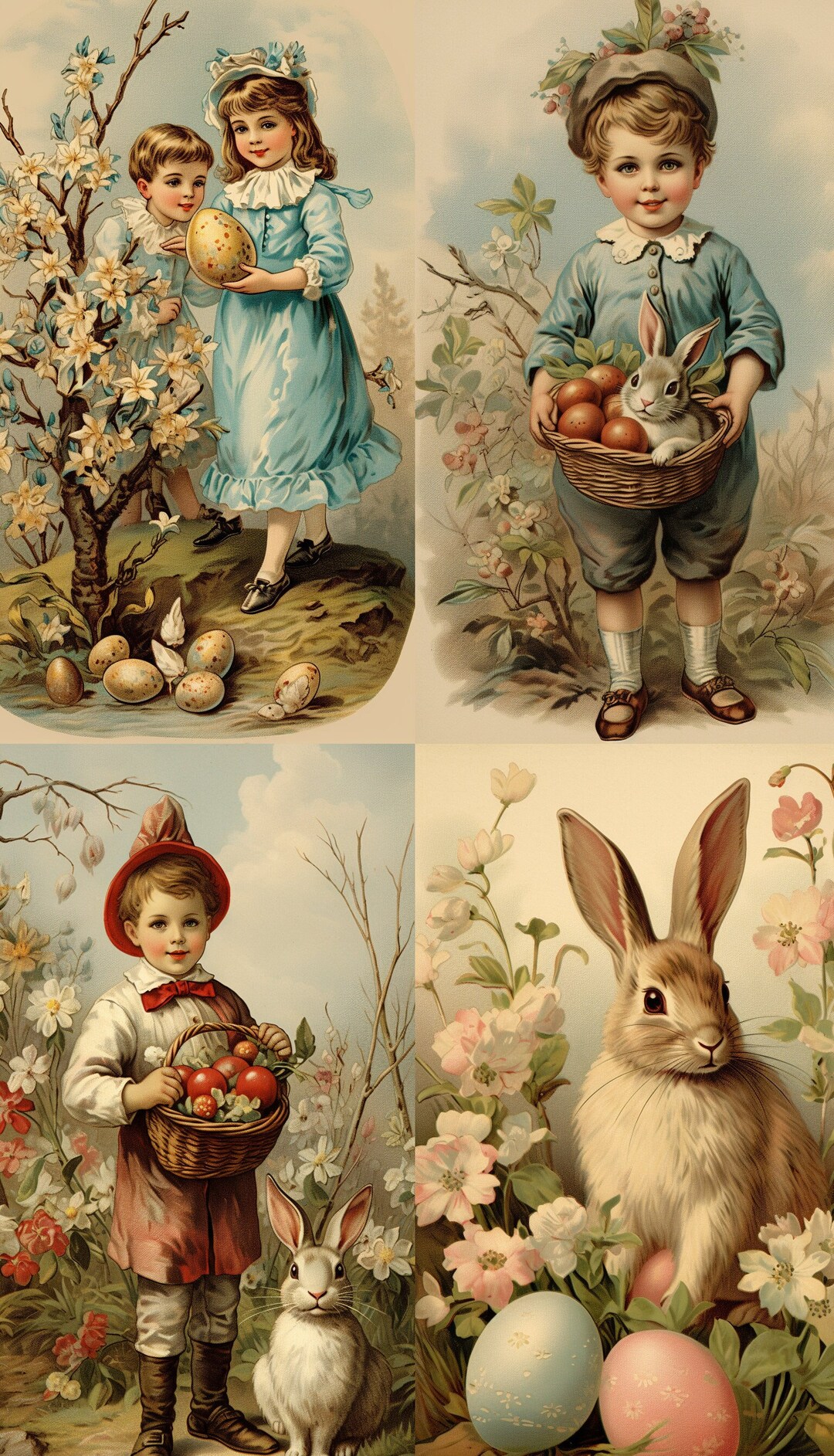 A4 A3 Rice Paper for Decoupage Easter Theme Mixed Media Diy Easter ...