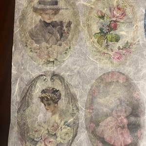 A3 Rice Paper for Decoupage Easter Theme Mixed Media Diy Easter Candles ...