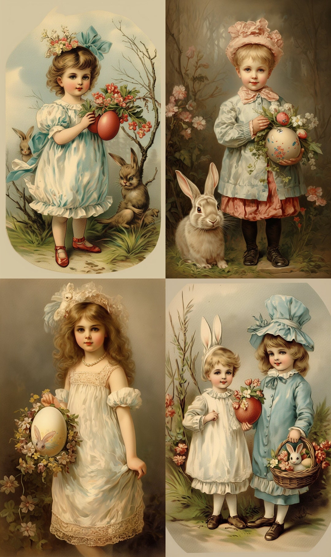 A4 A3 Rice Paper for Decoupage Easter Theme Mixed Media Diy Easter ...