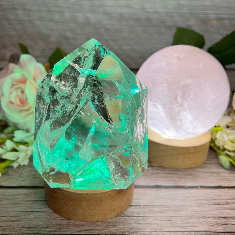 Led Crystal Stand - Etsy