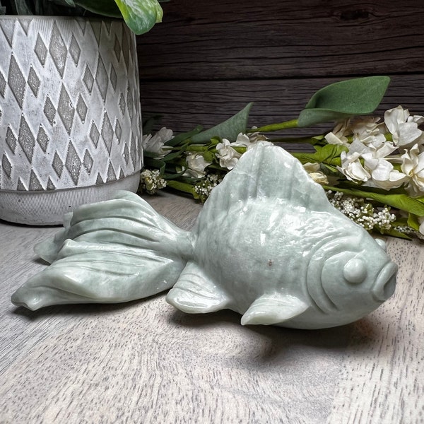Jade Goldfish - Etsy