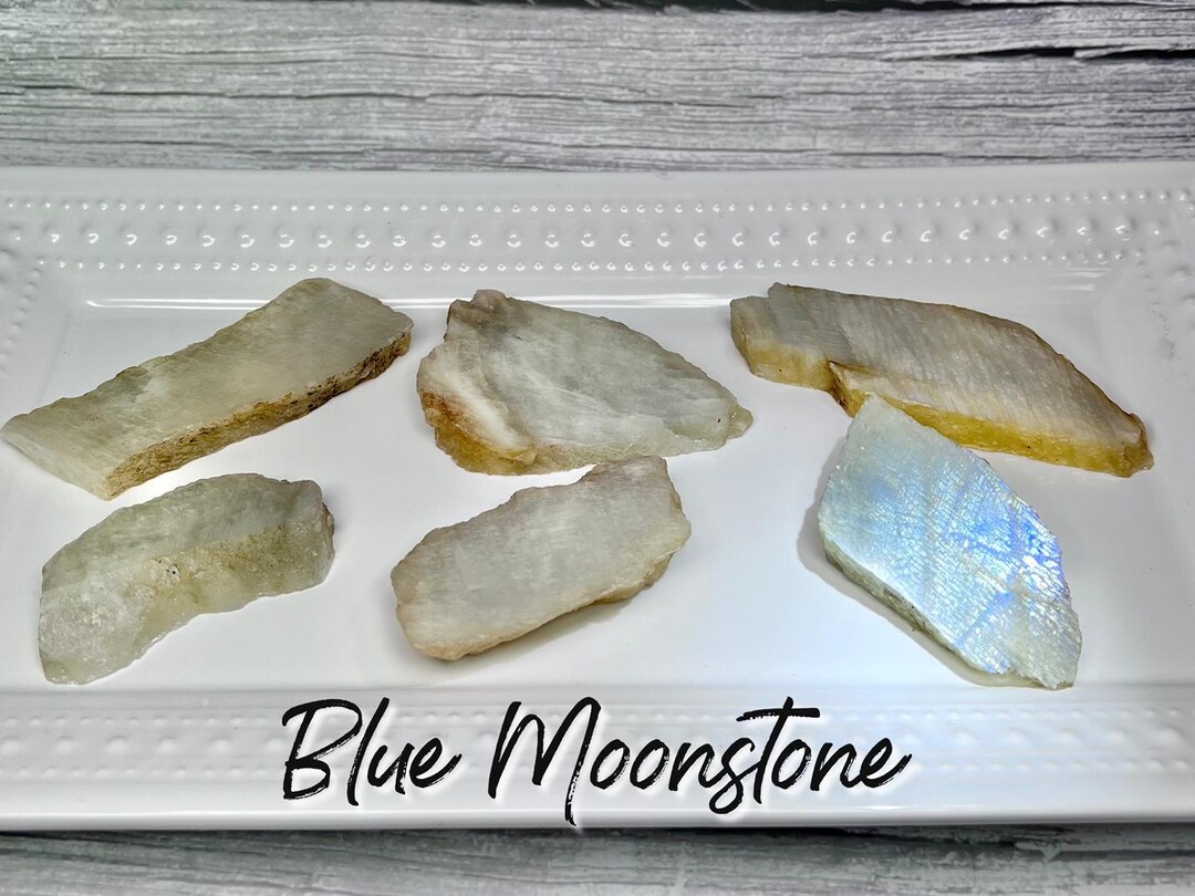 Blue Moonstone Slab, Small Moonstone Slab, Mini Moonstone Slab, Flashy ...