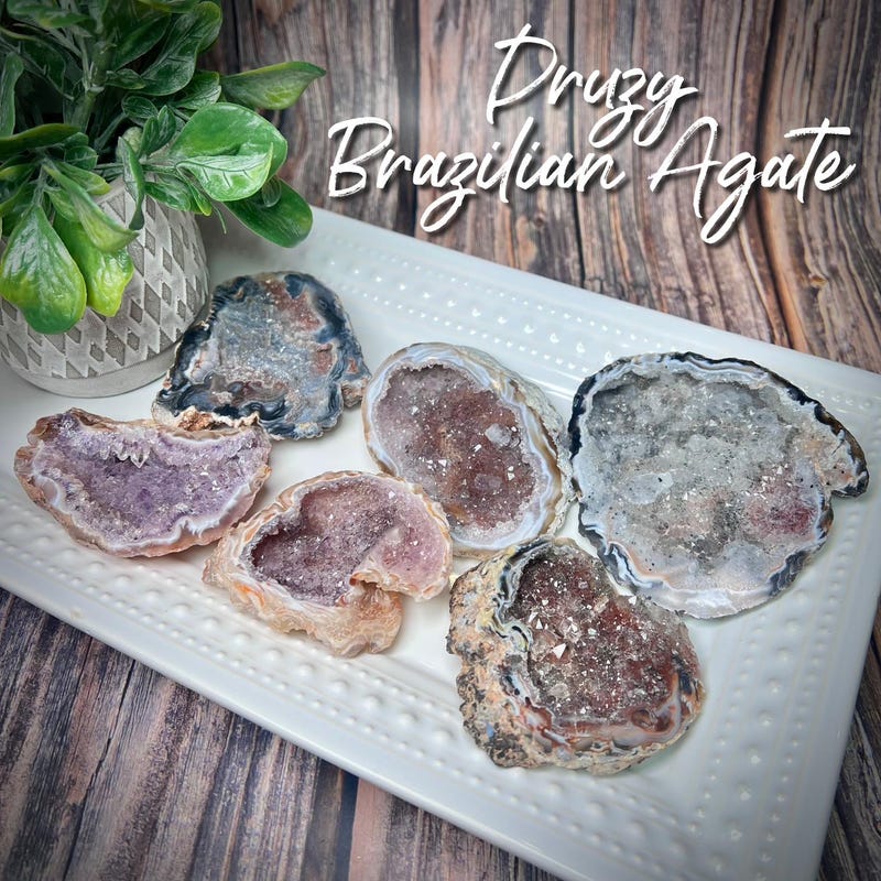 Brazilian Agate Slice - Etsy