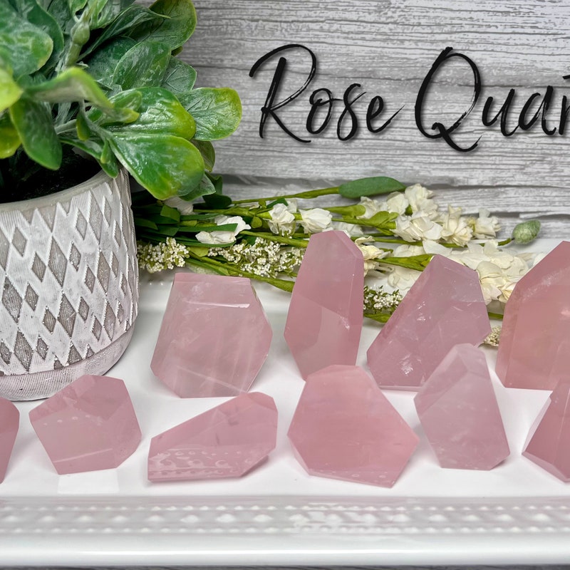 Rose Quartz Crystal - Etsy