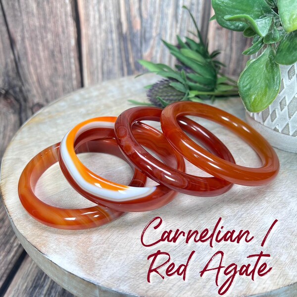 Carnelian Bangle - Etsy