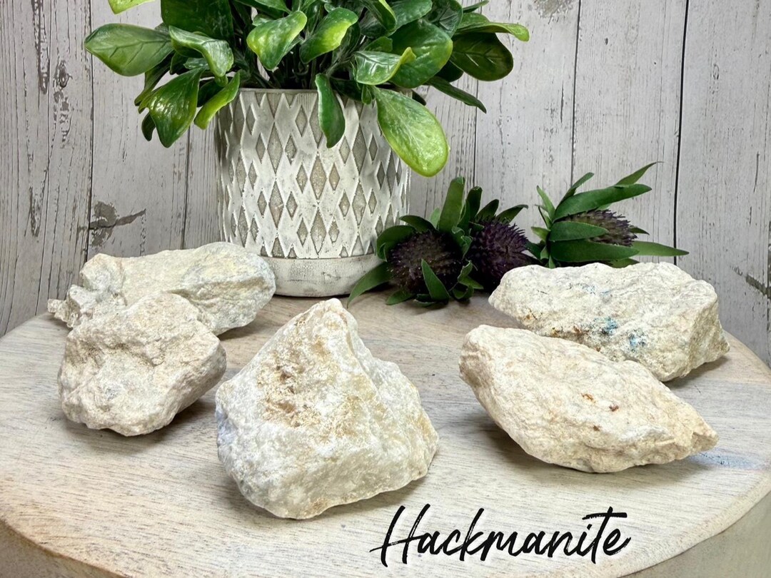 Hackmanite Stone, Small Hackmanite Crystal, Hackmanite Raw Stone ...