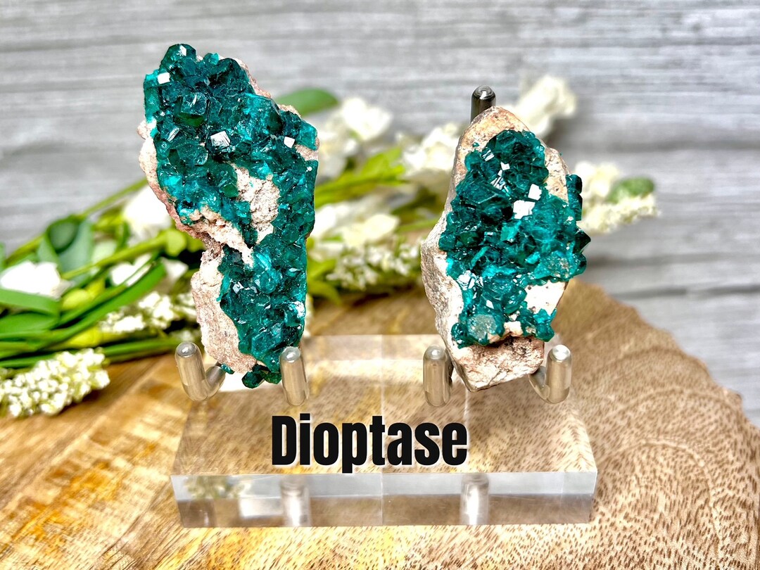 Beautiful Dioptase Raw Crystal, Dioptase Specimen, "emerald Malachite ...