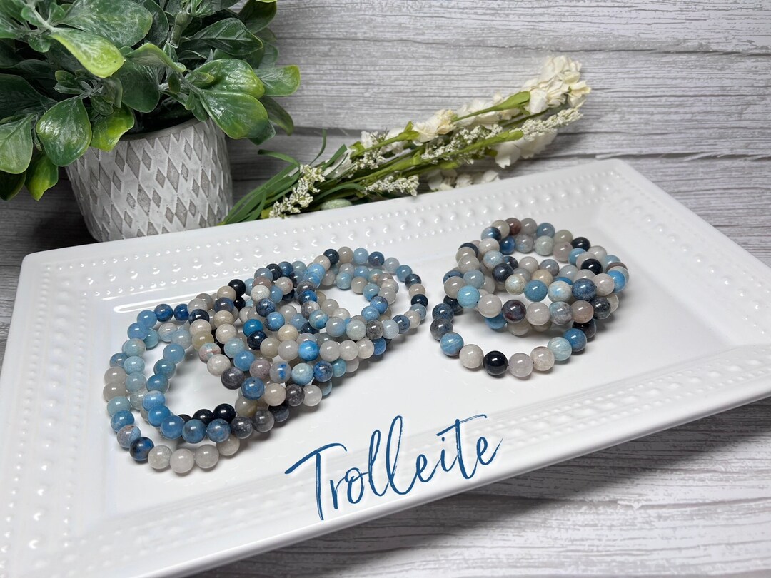 Trolleite Bracelet, Trolleite Crystal Bracelet, 8mm Trolleite, 10mm ...