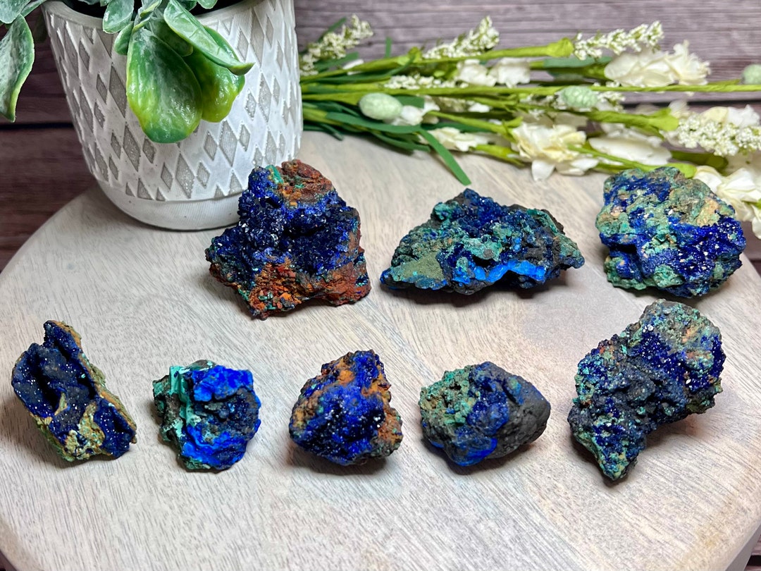 Azurite Specimen, Sparkly Druzy Azurite, Deep Rich Blue Azurite and ...