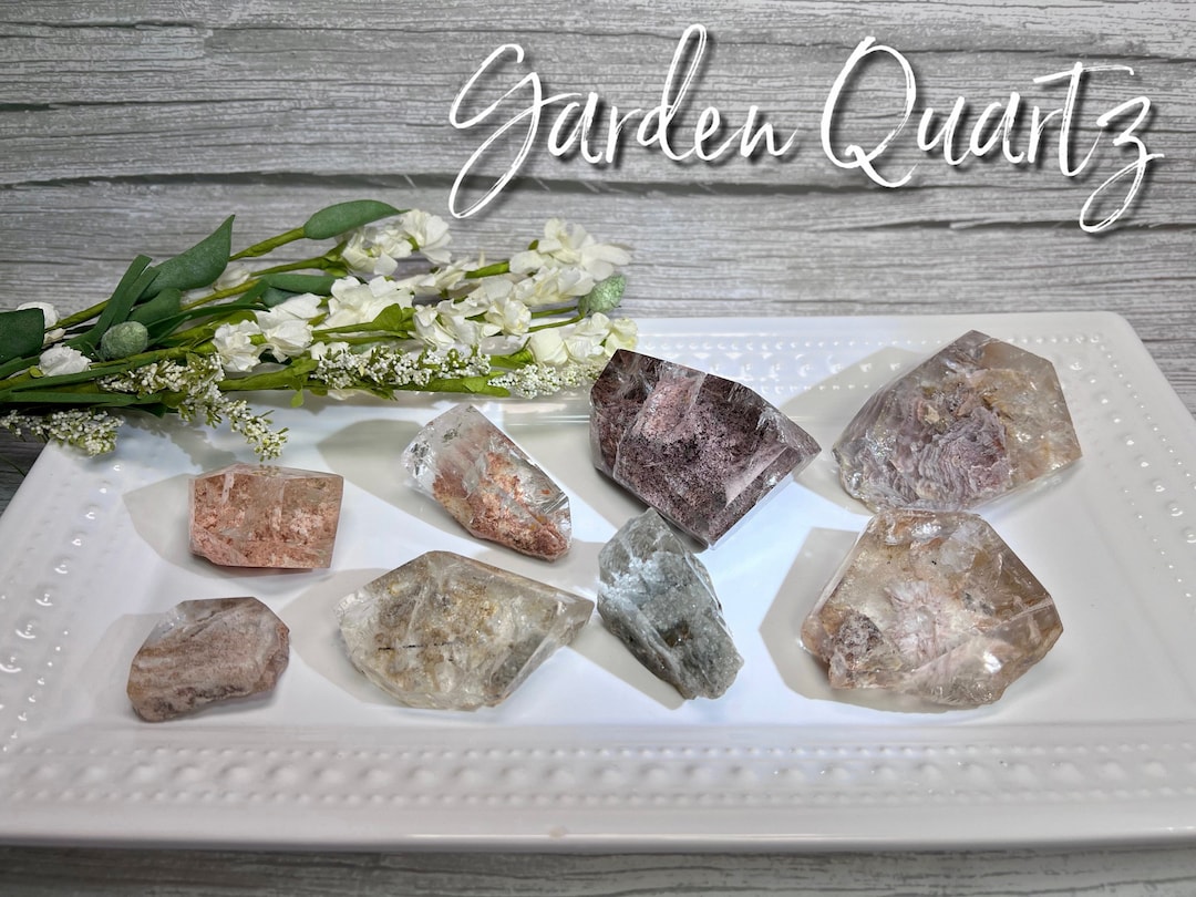 Garden Quartz Freeform, Lodolite, Garden Quartz, Inclusion Quartz (22 ...