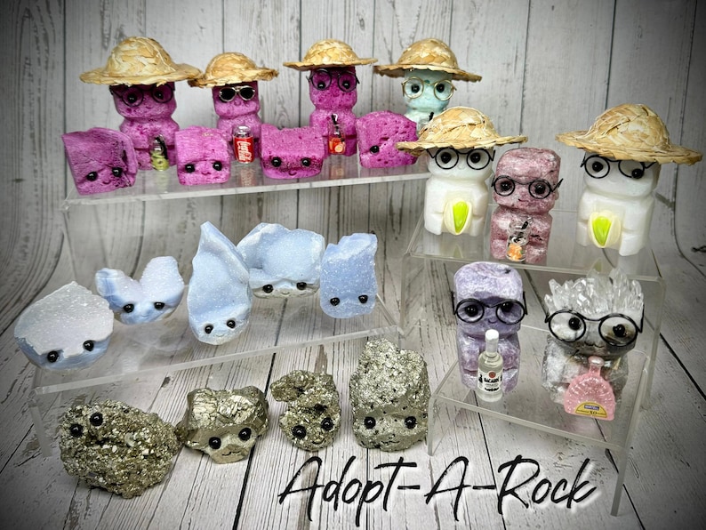 Adopt-a-rock! (#8) Adorable Crystal Pet, Crystal Companion, Crystal ...