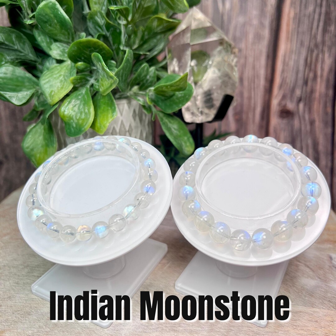 Beautiful Indian Moonstone Bracelet, High Quality Rainbow Moonstone ...