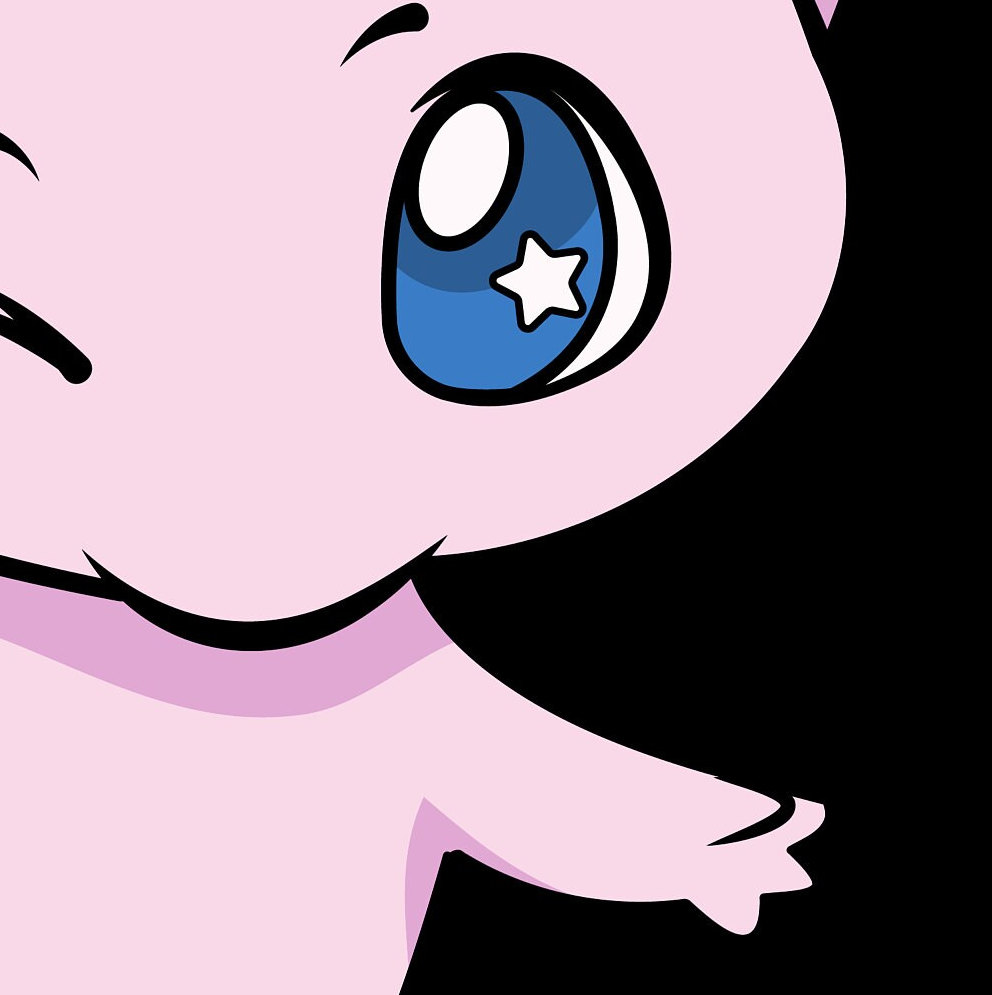 Mew Vectors Files - Svg - Ai - Pdf - Eps - Png - Cdr - Pokemon - Etsy