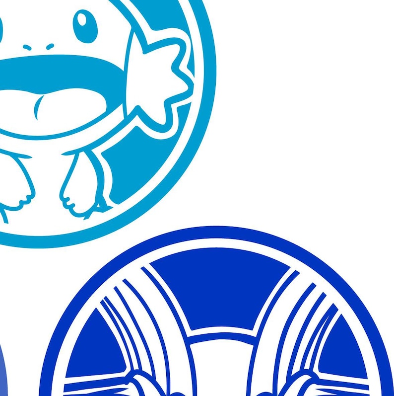 Mudkip Evolutionary Line - Svg - Ai - Pdf - Eps - Png - Poke - Etsy