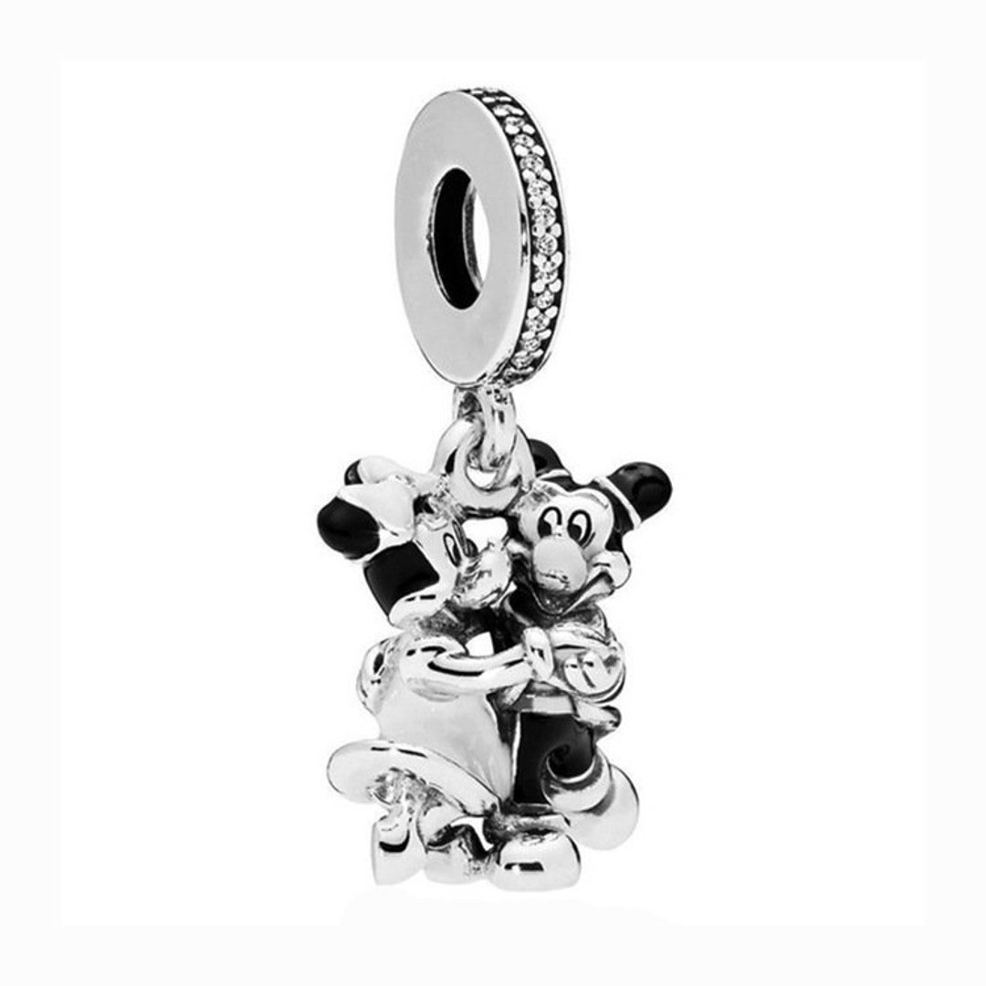 Pandora Silver Mickey and Minnie Mouse Dangle Charm S925 Ale - Etsy