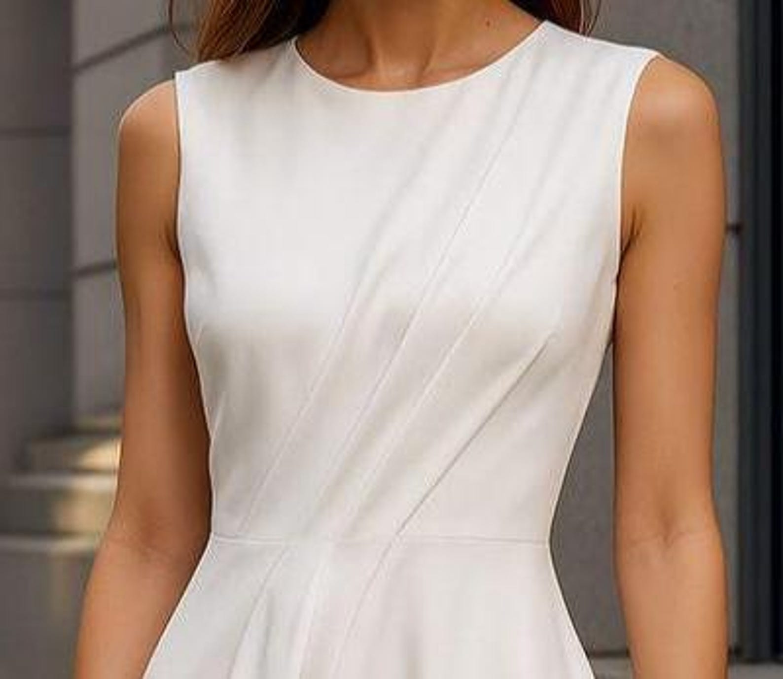 White Foxy Dress, Cocktail Party Dress, Birthday Girl Comfy Dress - Etsy