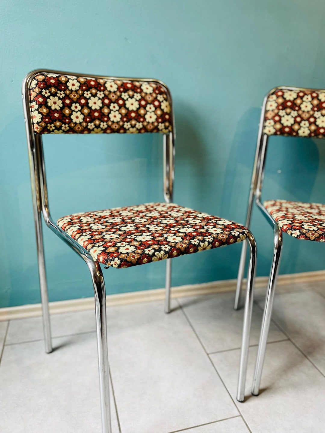 70s Vintage Chair / Chairs / Kitchen Chairs / Dining Room Chairs ...