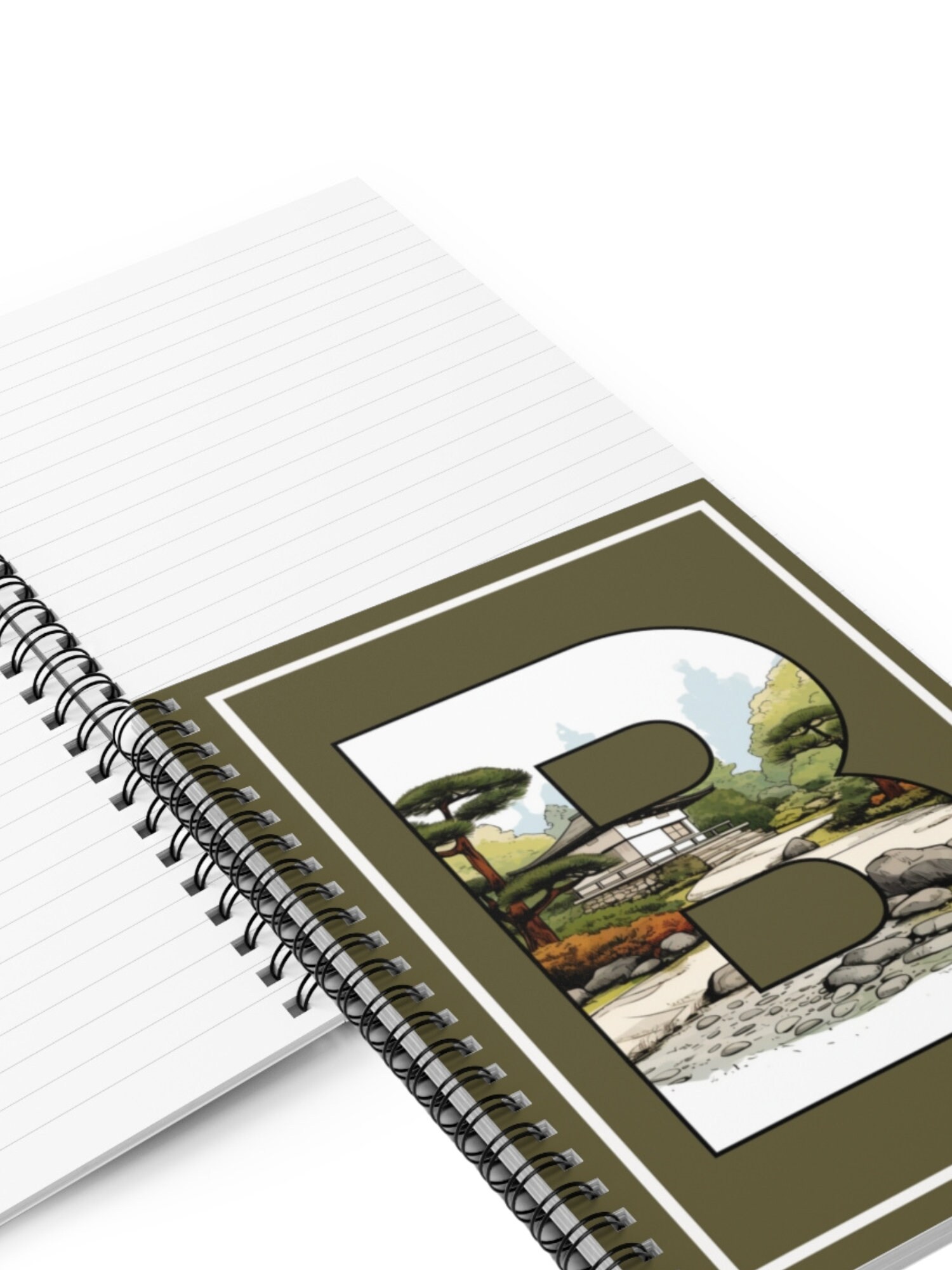 Monogram Journal/notebook: Zen Garden - Etsy