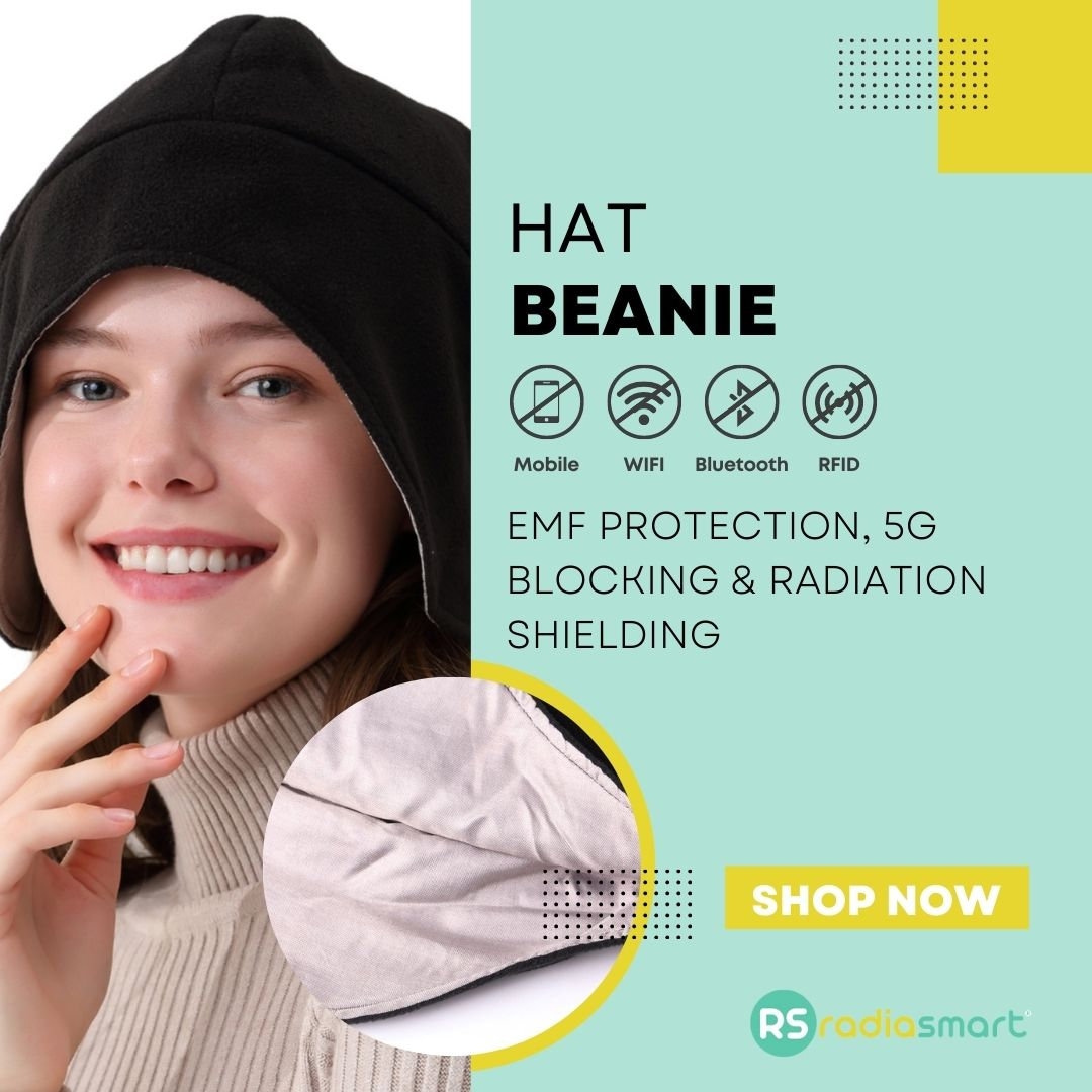EMF Protection With Radia Smart® Hat Beanie (black) | RF Blocking ...