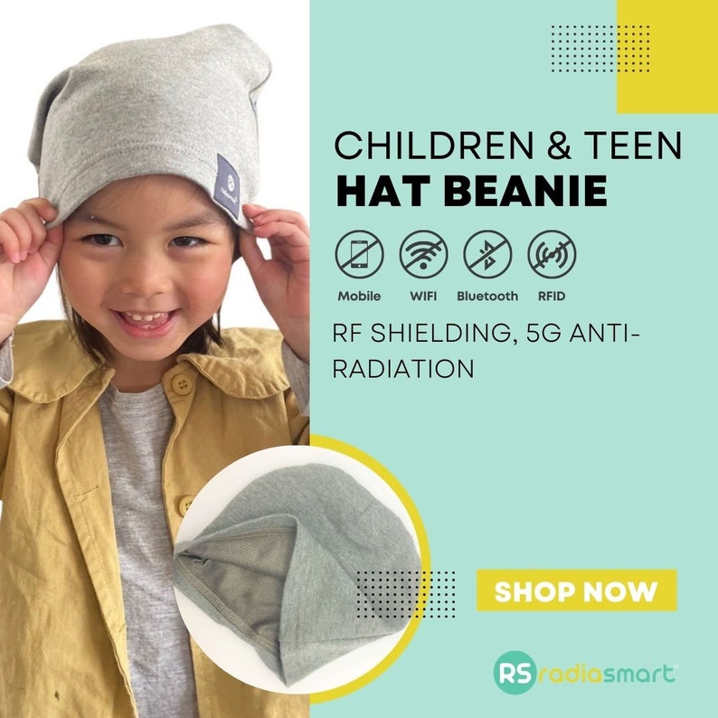 Embrace Wellness With Radia Smart® Children Teens Hat Beanie |EMF ...