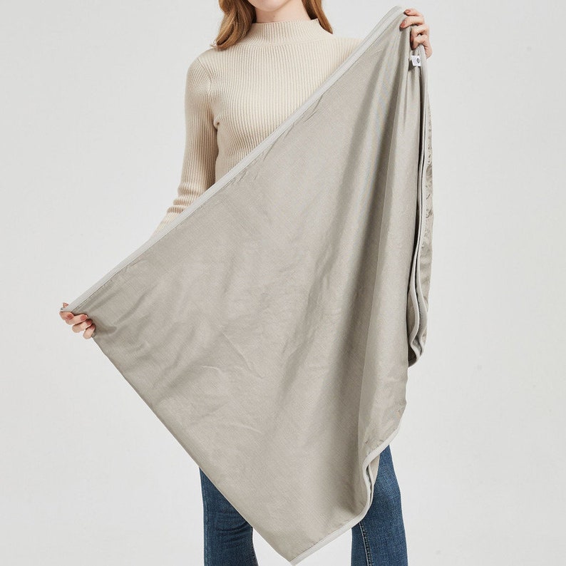 Radia Smart® Poncho Blanket (grey) | EMF Protection, RF Shielding, 5G ...