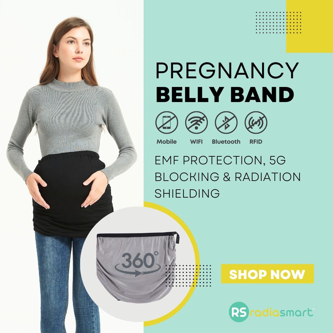 Radia Smart® Pregnancy Belly Band (black) | EMF Protection, RF ...