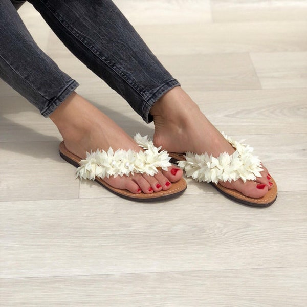 Bride Flip Flops - Etsy