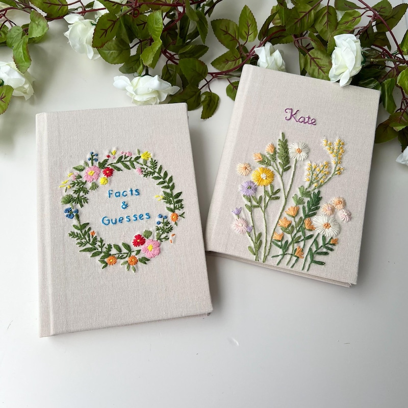 Embroidered Year Journal - Etsy