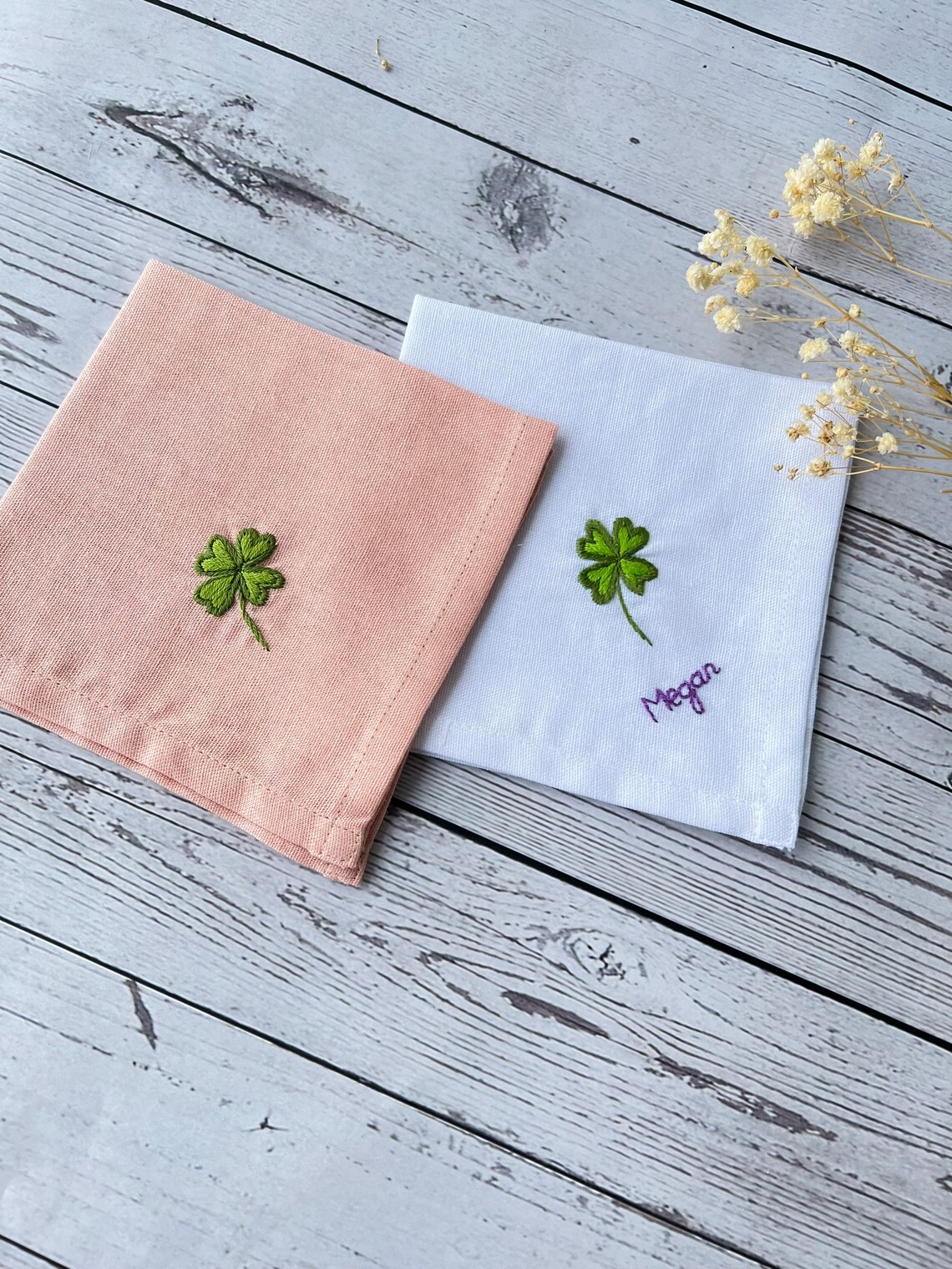 Personalized Embroidered Handkerchiefs, Linen Embroidered Handkerchief ...