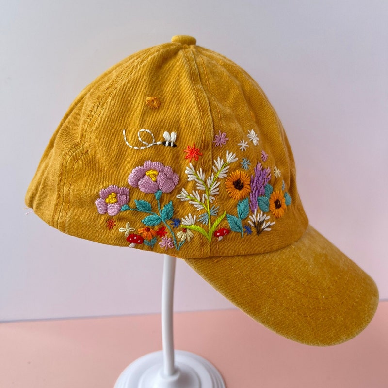 Flower Baseball Cap - Etsy