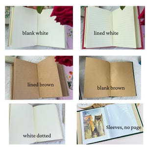 Personalized Hand Embroidered Journal Notebook A5 A6, Photo Album ...