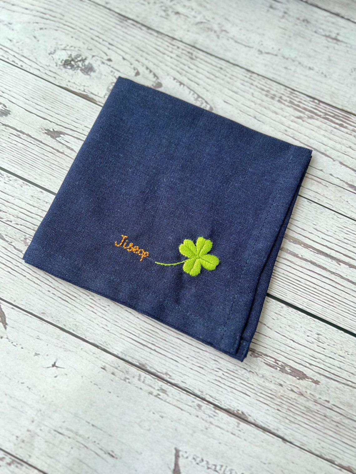 Personalized Handkerchiefs for Men, Linen Embroidered Handkerchief ...