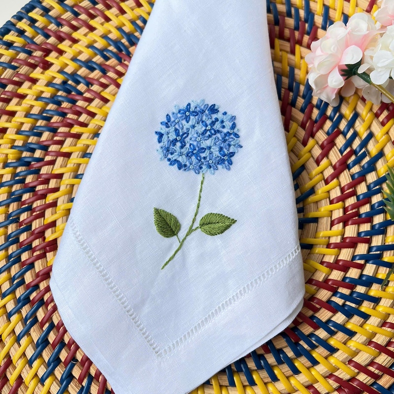 Embroidered Napkins - Etsy