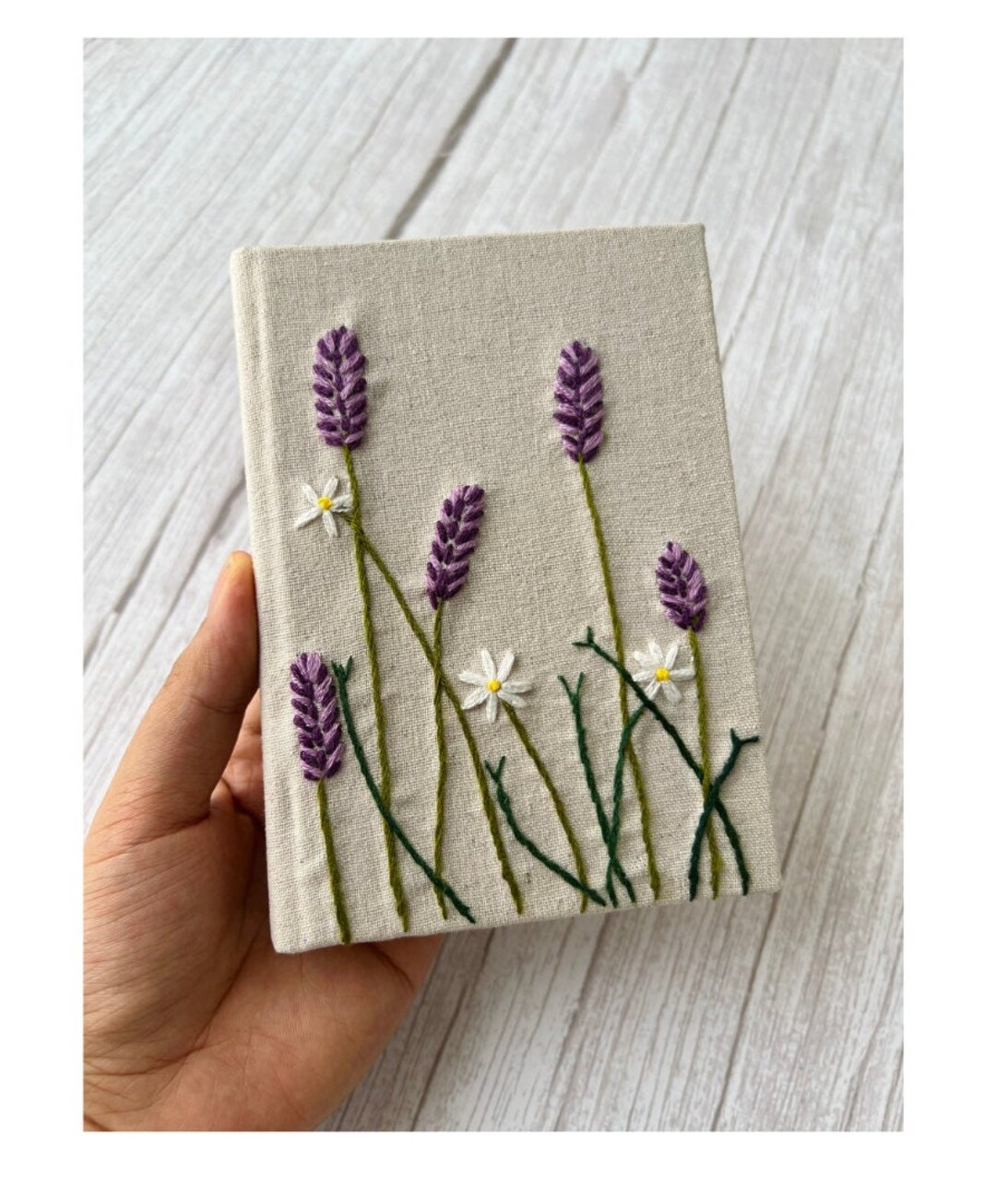 Handmade Vintage Notebook A5 A6, Hand Embroidered Notebook, Custom ...