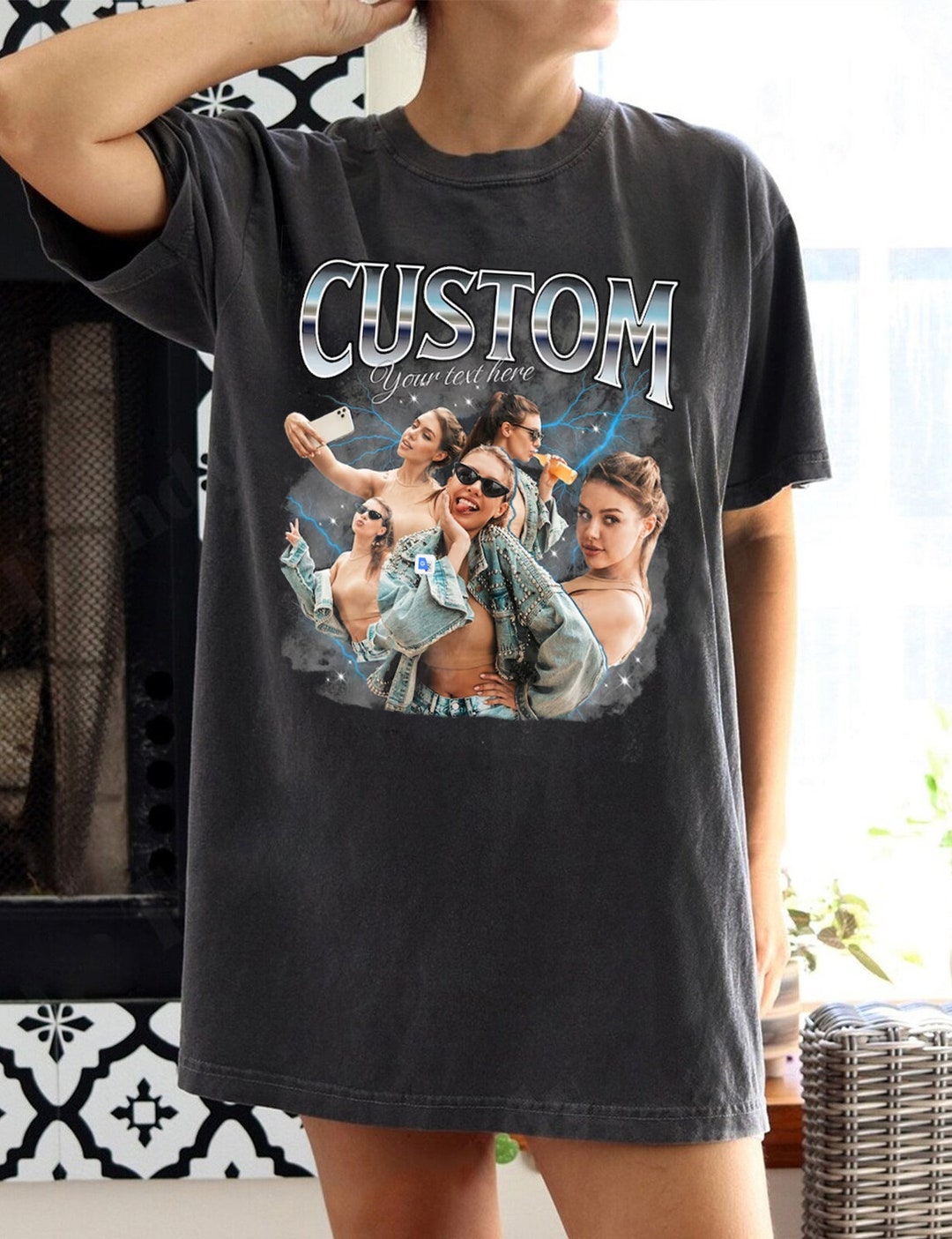 Custom Girlfriend Face Shirt, Custom Photo Shirt, Custom Your Photo ...