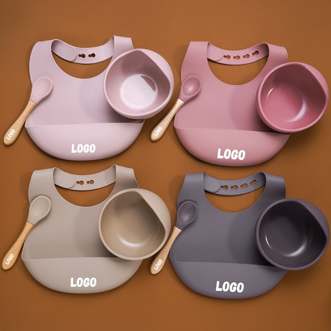 Personalized Silicone Feeding Set for Newborns Weaning Set - Etsy