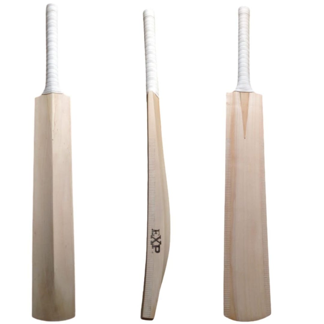 Exquisite Plain Leather Cricket Bat Crafted From Premium English Willow ...