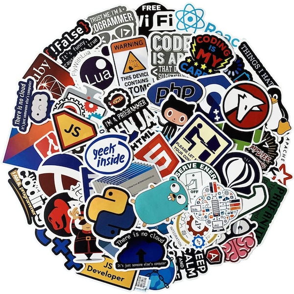 Developer Stickers - Etsy